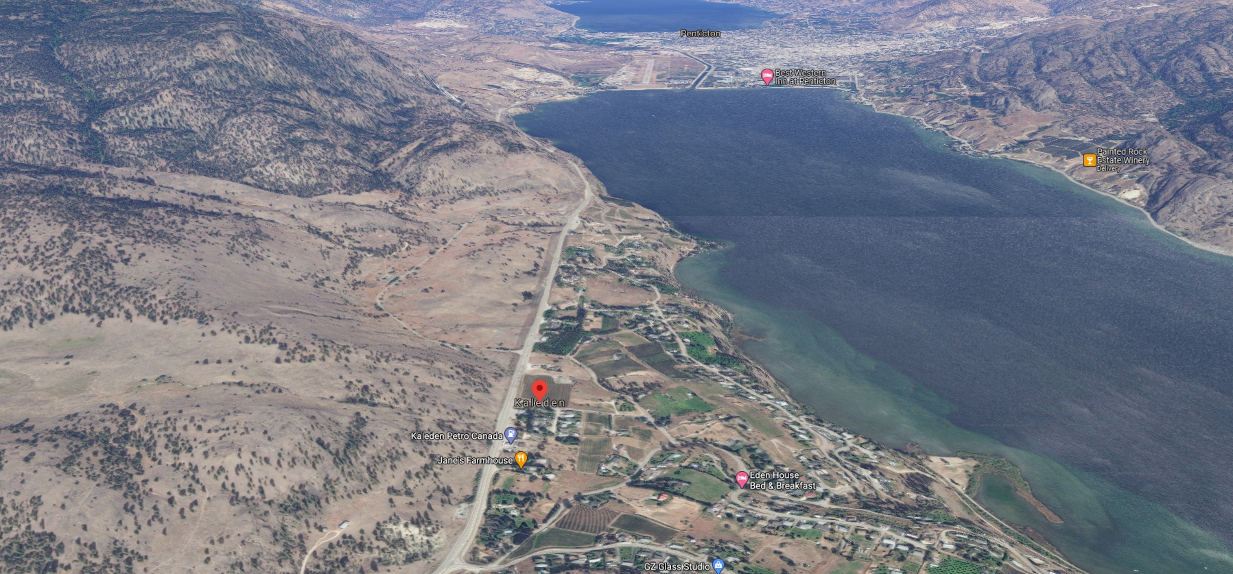 Rural Routes British Columbia - Kaleden / Brent Mountain / Aeneas Lake