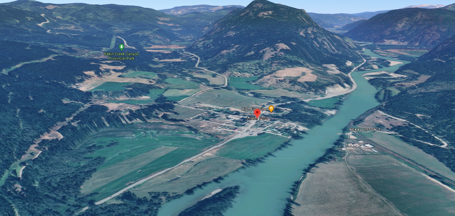 Rural Routes British Columbia - Little Fort / Dunn Lake / Lac des ...