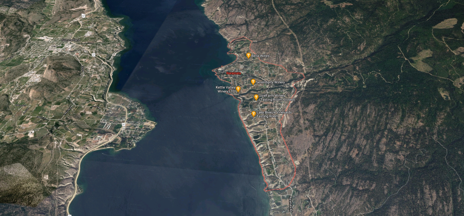 Rural Routes British Columbia - Naramata / Arawana ~ Creek