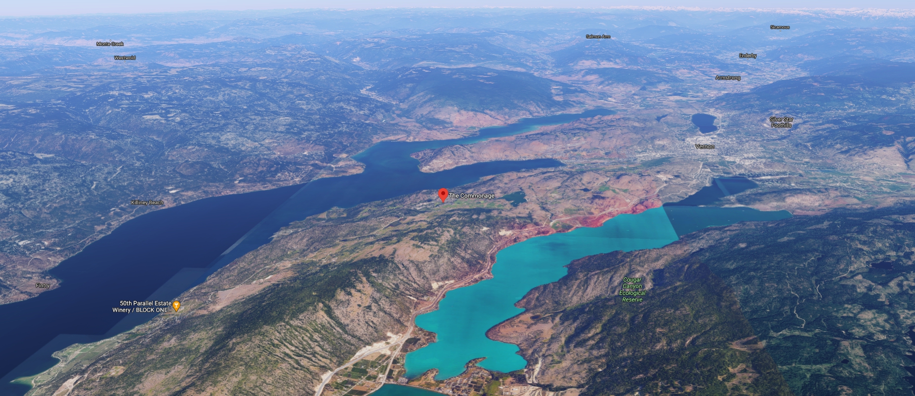 Rural Routes British Columbia - Oyama / The Commonage / Kalmalka Lake