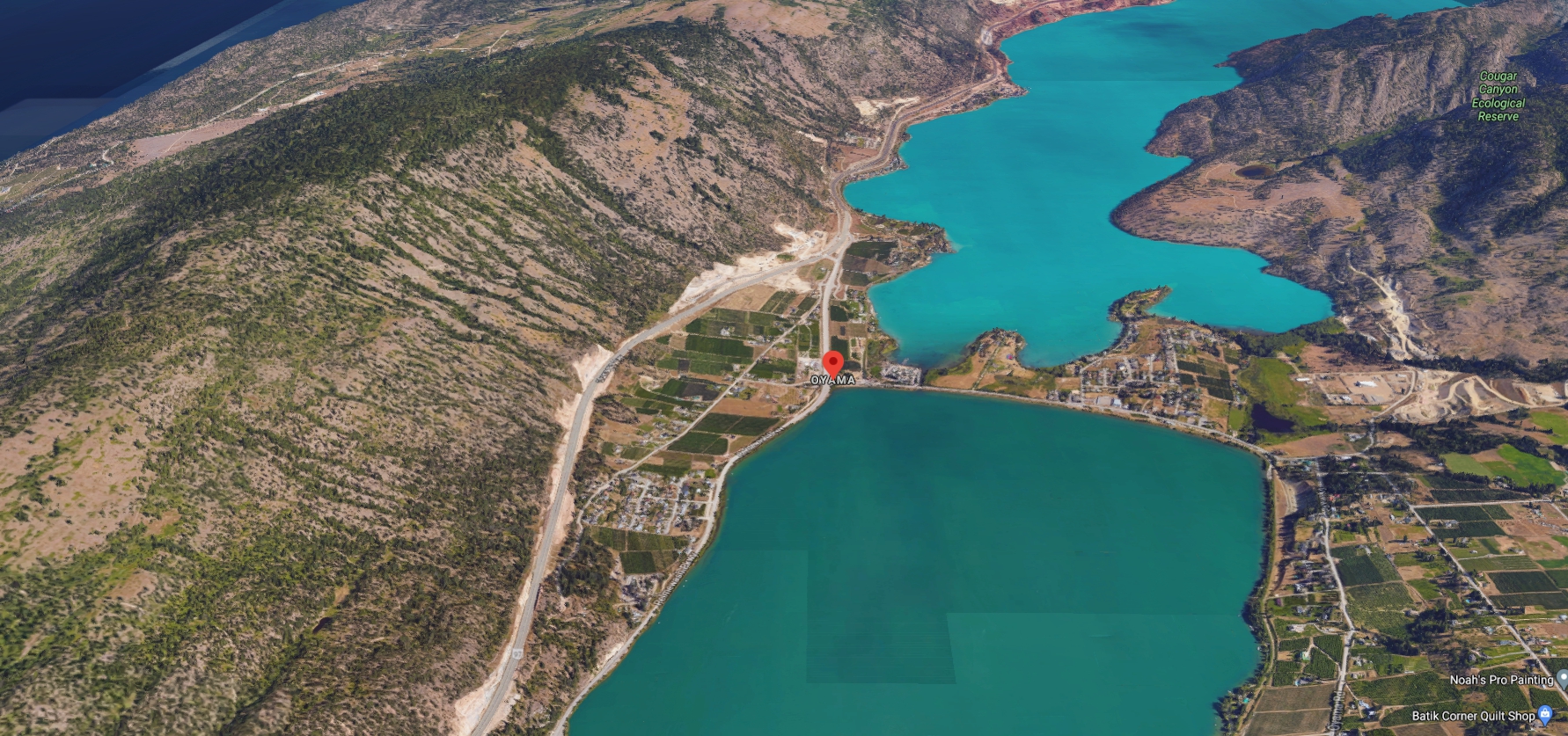 Rural Routes British Columbia - Oyama / The Commonage / Kalmalka Lake