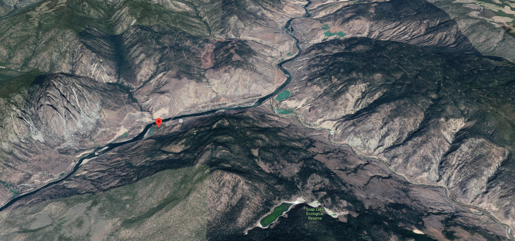 Rural Routes British Columbia - Spences Bridge / Dot / Pimainus Creek ...