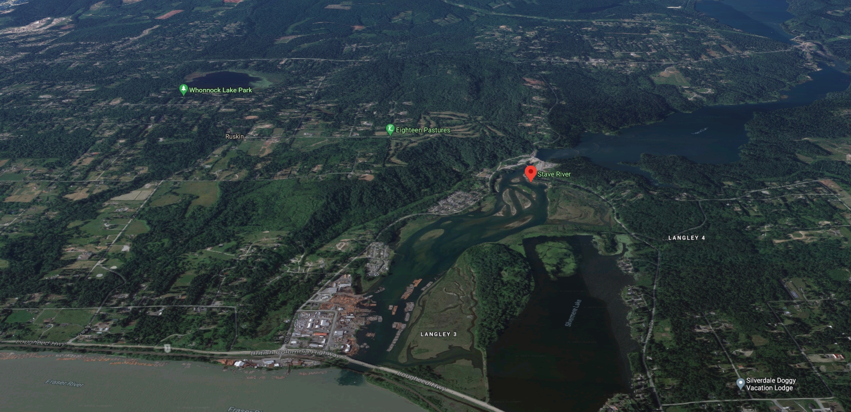Rural Routes British Columbia - Whonnock / Mount Crickmer / Hayward ...